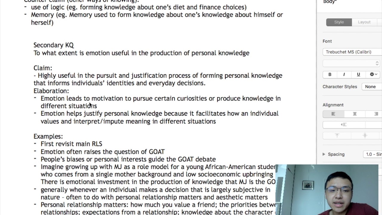 (2019 Edition) How to do a grade A TOK presentation in 5 hours - YouTube