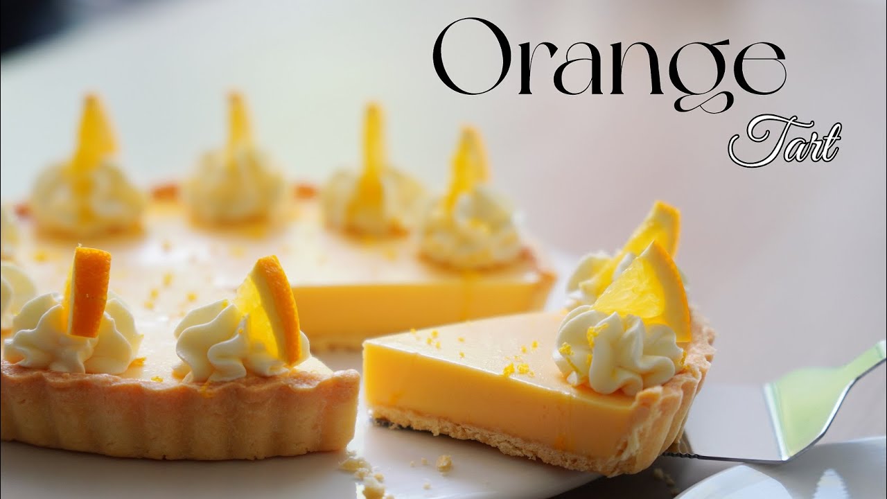 orange tart recipe with orange curd| 香橙挞 - YouTube
