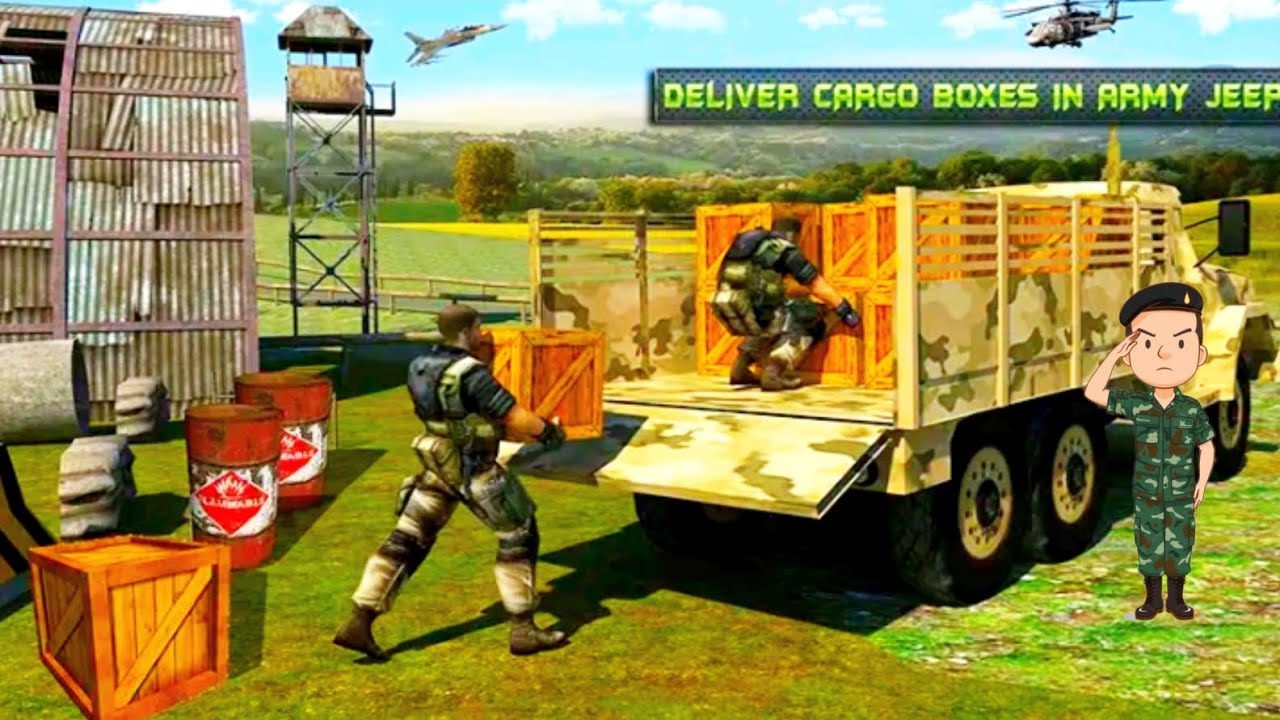 US Offroad Army Truck Driver Simulator - Military Transporter Driving ...