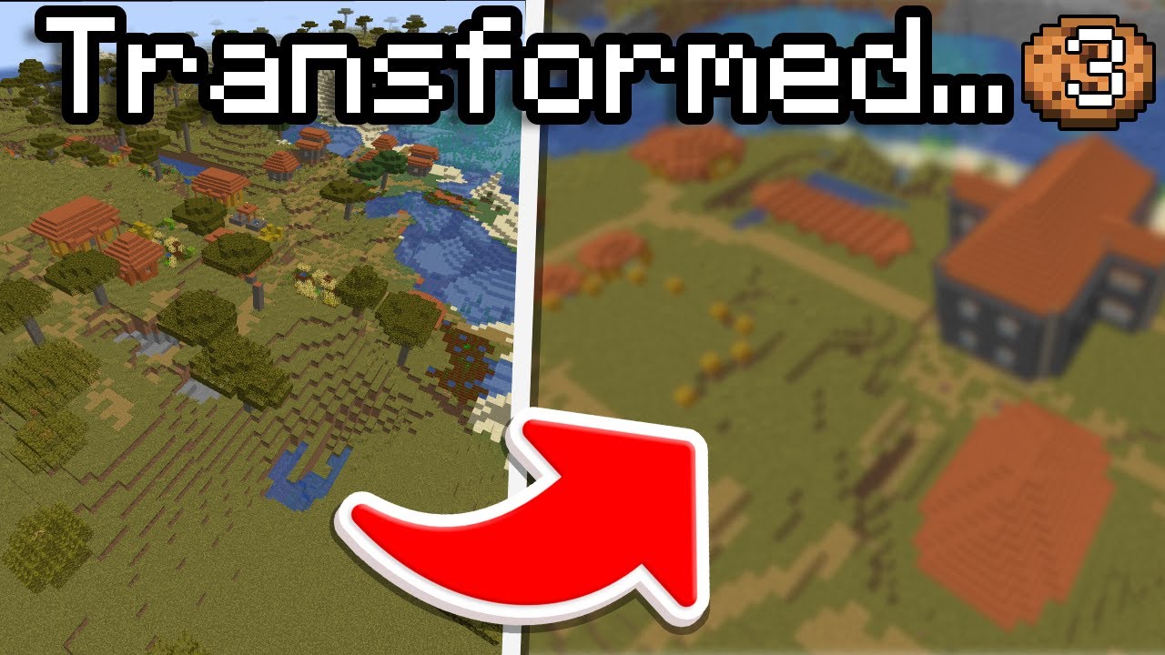 I Transformed The Minecraft Village! - YouTube