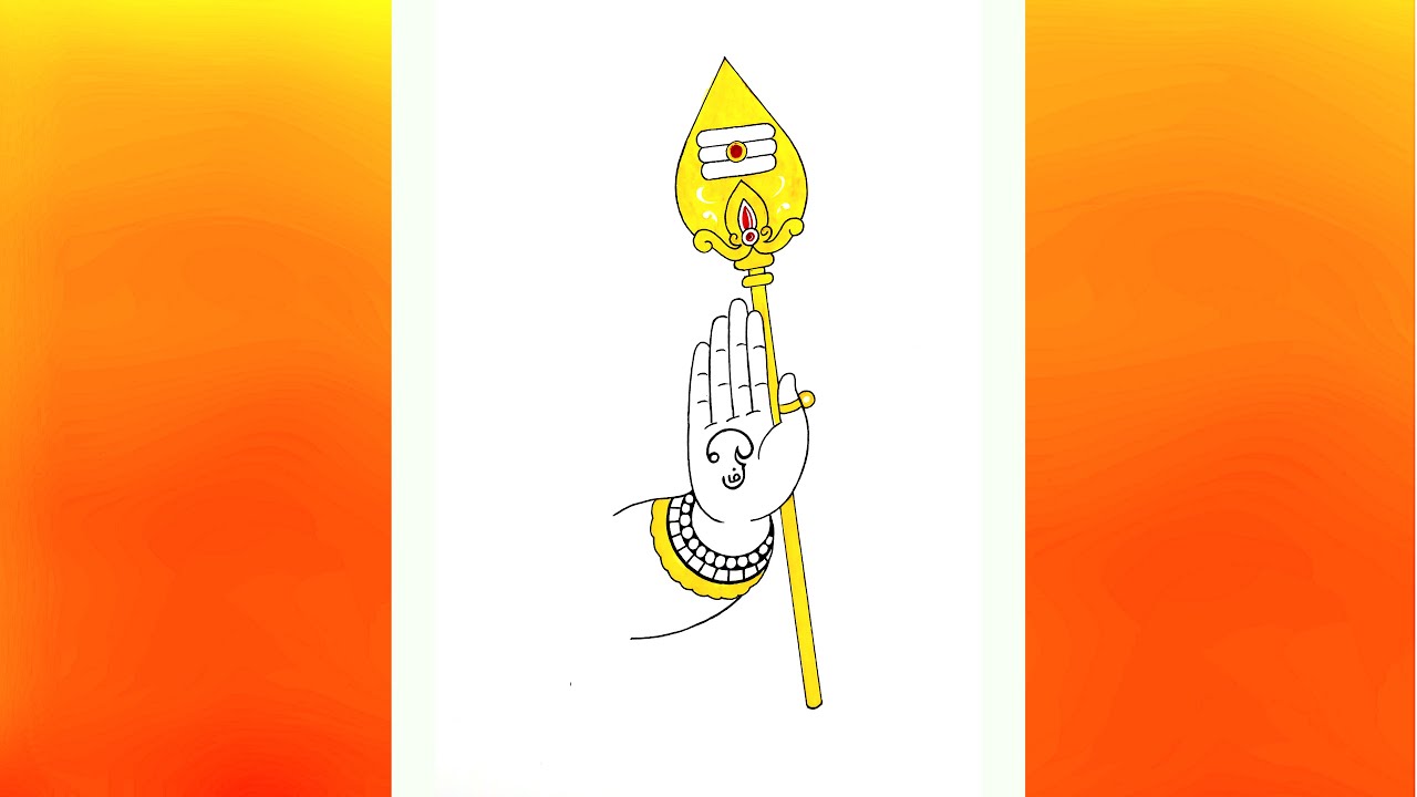 how to draw murugar | lord murugar drawing easy step by step video ...