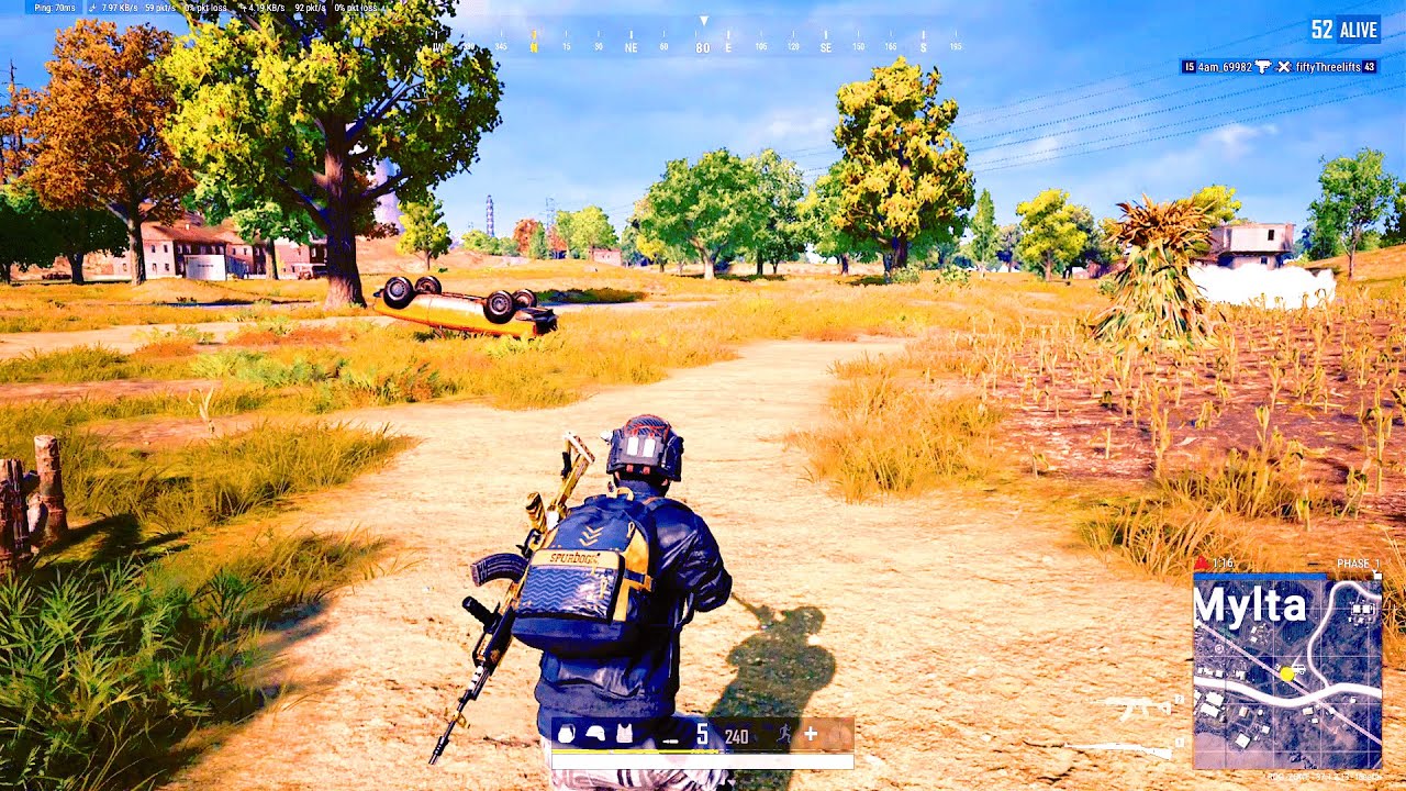 PUBG PC: Erangel Map Gameplay (4K Ultra Graphics) 🏆 #42 | ROG ZONE ...