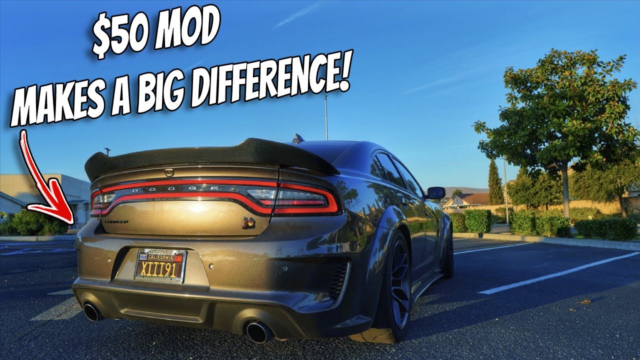 $50 MOD EVERY DODGE CHARGER SCAT PACK OWNER SHOULD DO | HOW TO ...