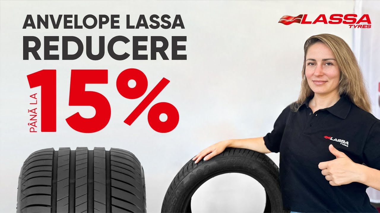 Reducere de până la 15% la anvelopele de vară Lassa - YouTube