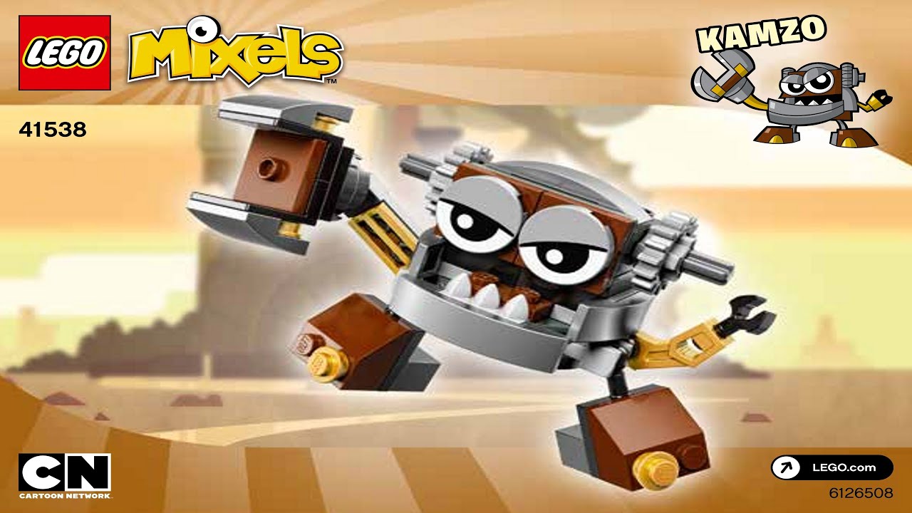 LEGO Instructions - Mixels - 41538 - Kamzo (Series 5) - YouTube