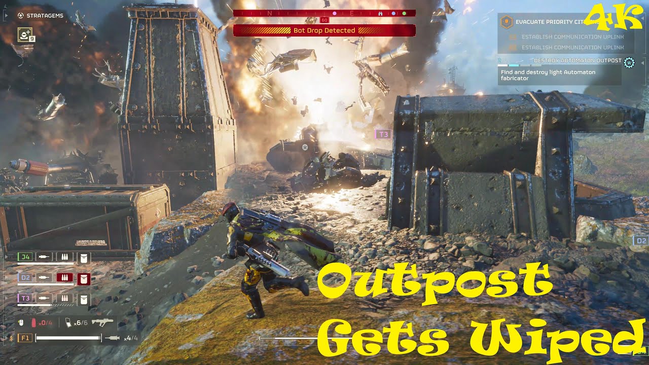 Raid on Outpost Hardest Difficulty #Helldivers2 #gamingchannel Gameplay ...