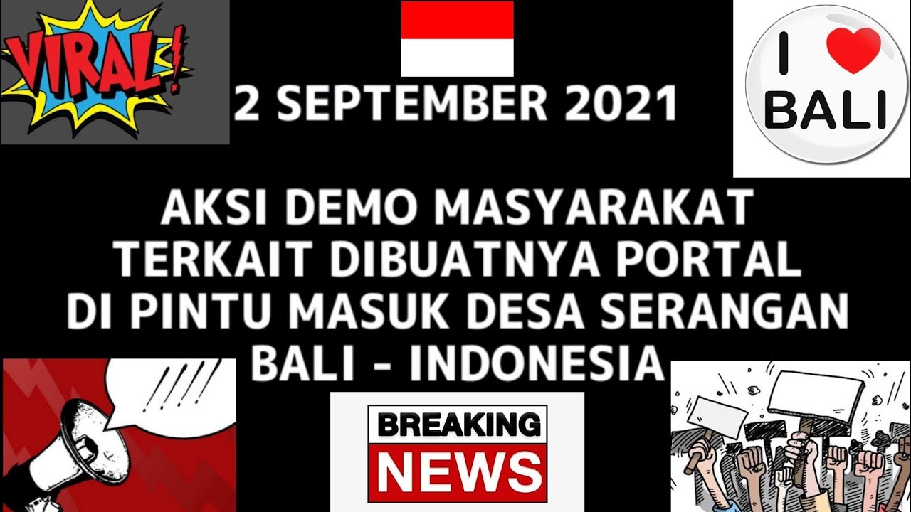 【BERITA VIRAL】Situasi Terkini Aksi Demo Masyarakat Desa Serangan - Bali ...