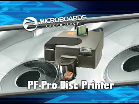 Microboards PF-Pro Disc Printer - YouTube
