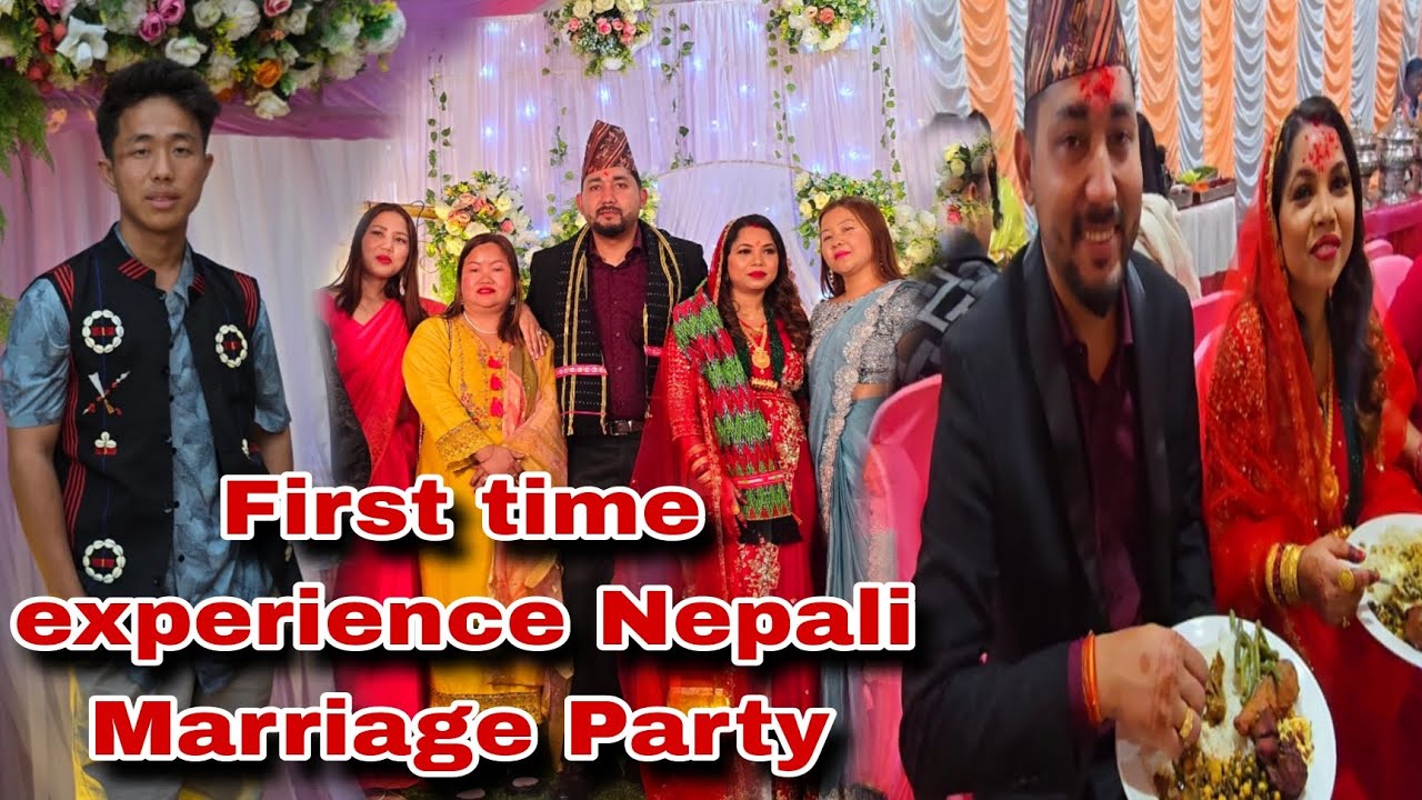 First time attend Nepali sadi party 🥳 - YouTube