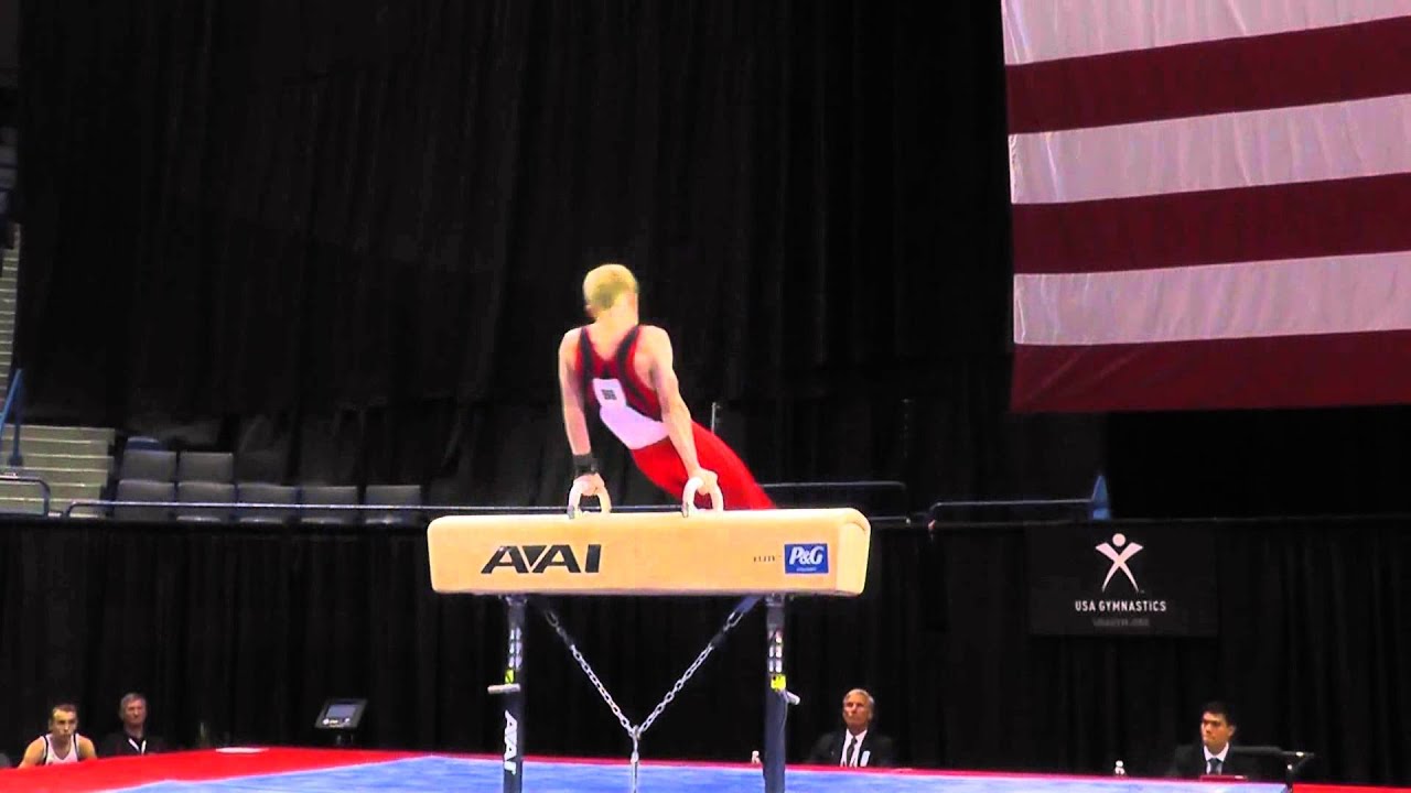 Cameron Bock - Pommel Horse - 2013 P&G Championships - Jr. Men - Day 1 ...