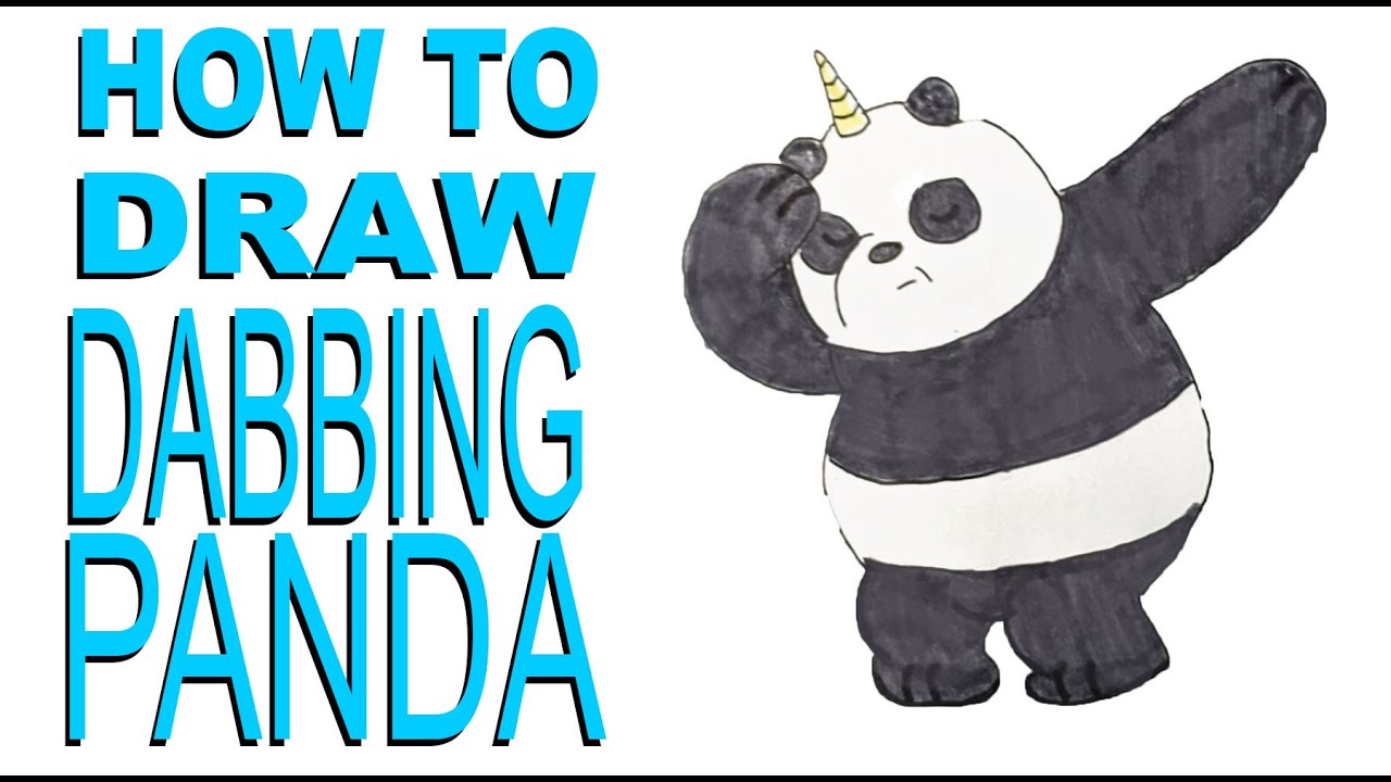 How to Draw a Dabbing Panda - YouTube