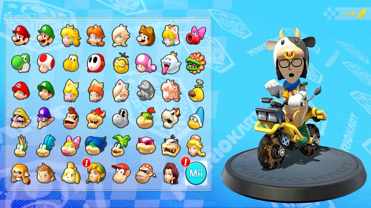 Mario Kart 8 Deluxe (Booster Course Pass) Mii - Moo Moo Suit - Cherry ...
