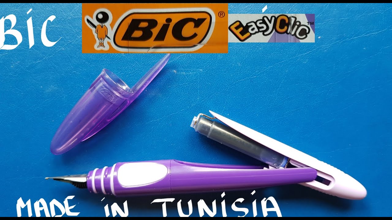 Bic Easy Clic Fountain Pen Review - YouTube