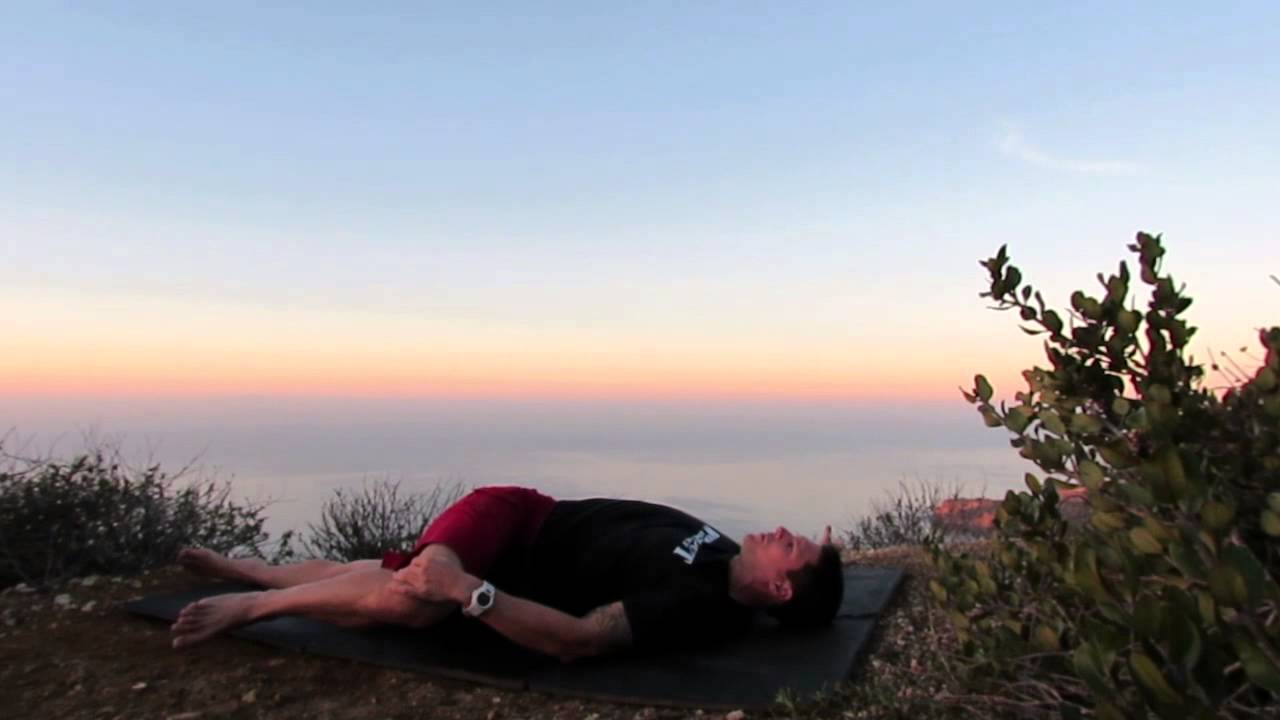 Leg Crossover Stretch for the Lower Back - YouTube