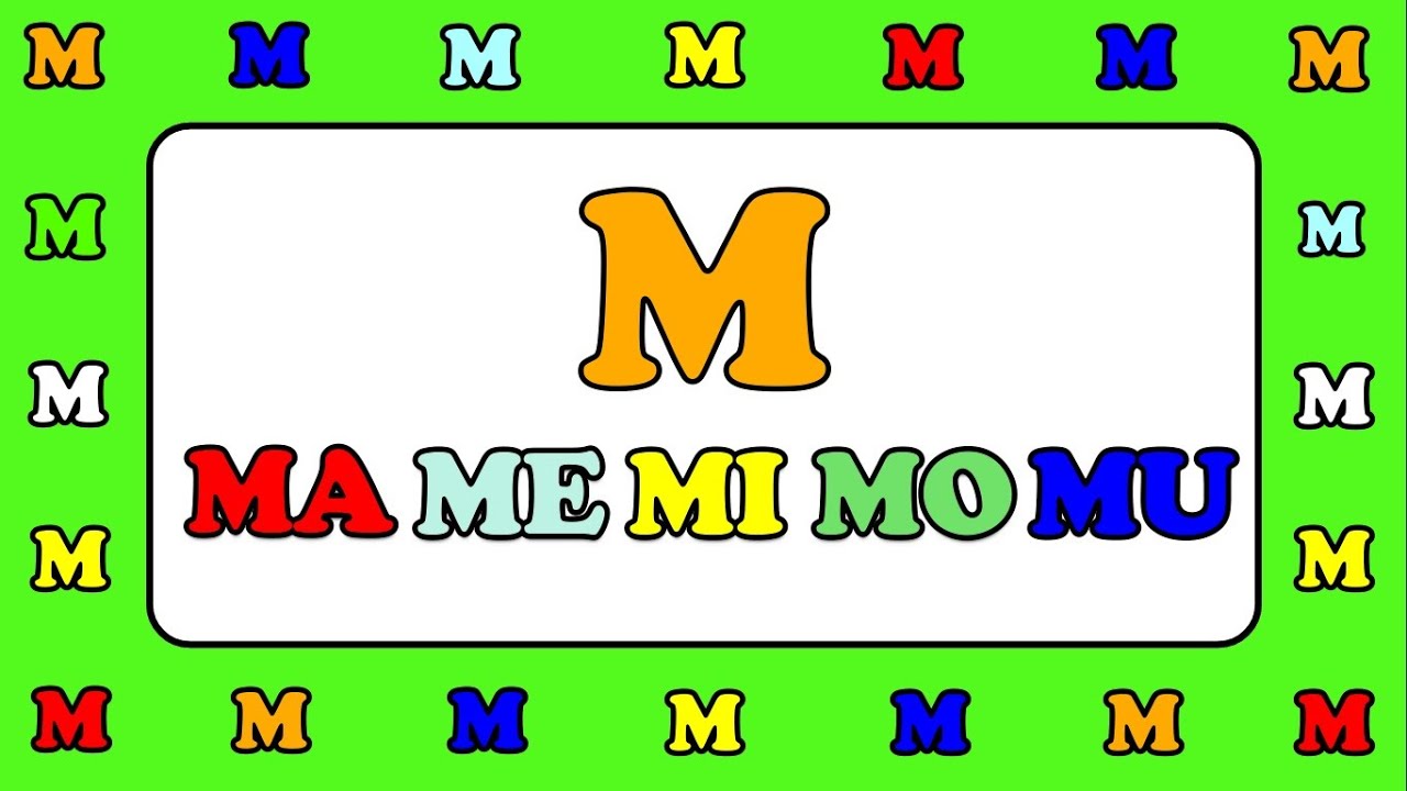 FAMÍLIA SILÁBICA DO M - MA ME MI MO MU - YouTube
