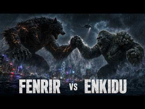 FENRIR vs ENKIDU — Giant Werewolf vs Giant Ape - Monster Movie