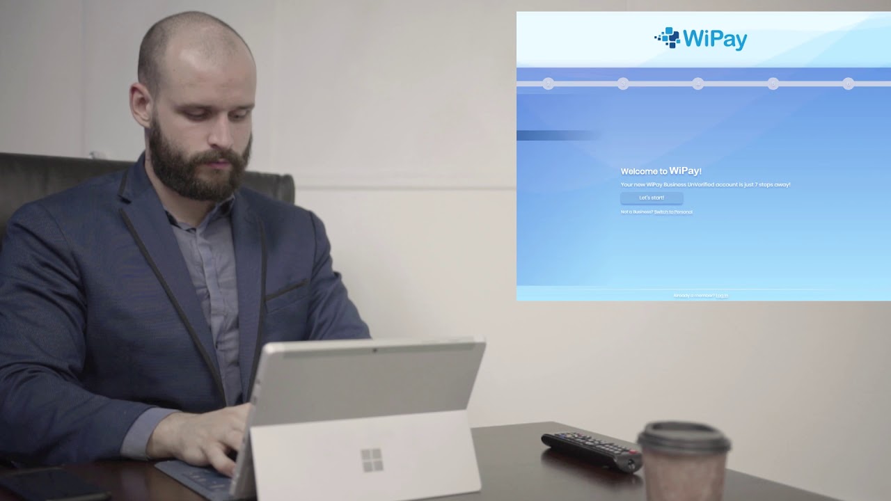 WiPay - Setting up a Business account - YouTube