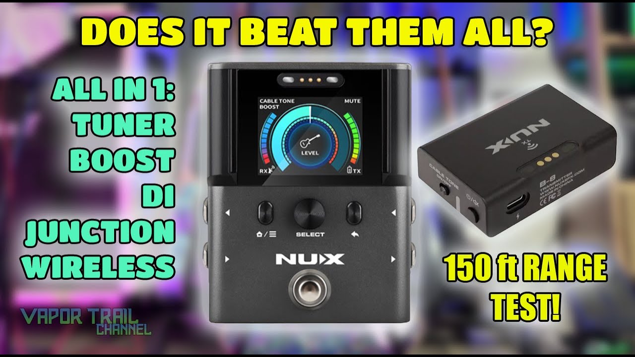 MOST Advanced Guitar Wireless System Yet? | NUX B8 Review & Demo - YouTube