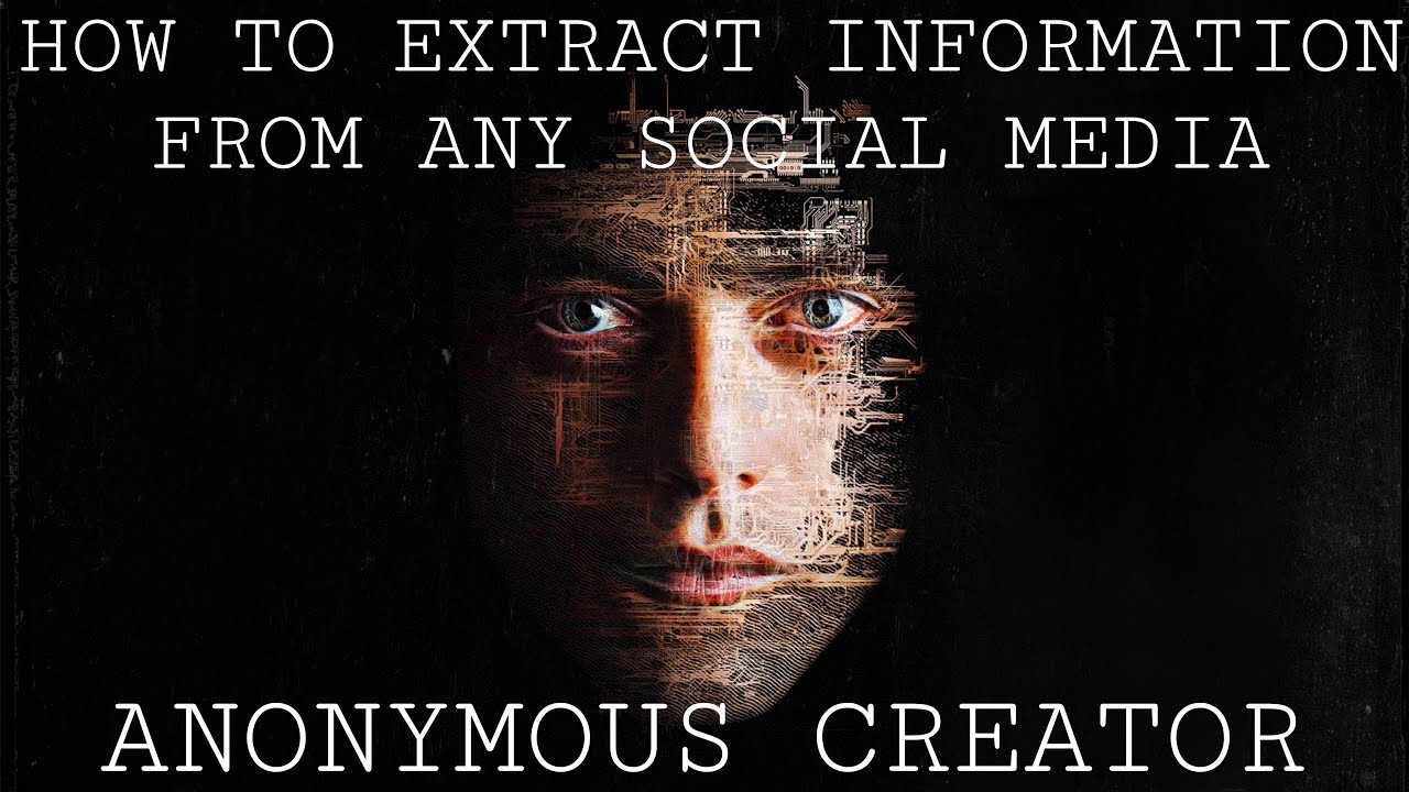 How to extract information from any social media - YouTube