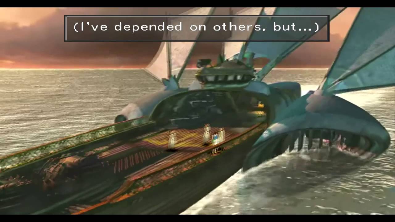 Final Fantasy 8 (PC) Cutscene #38 Ellone Departs from Balamb Garden ...