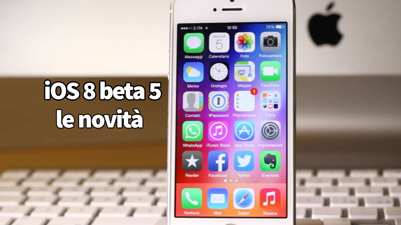iOS 8 beta 5: cosa cambia? Ecco le novità! - YouTube