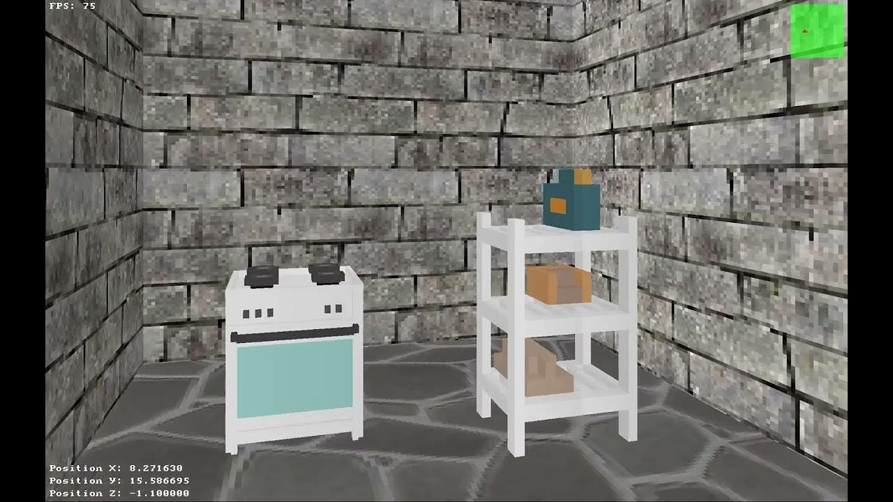 RayCaster demo #20 - "gameplay" demonstration, more voxels - YouTube