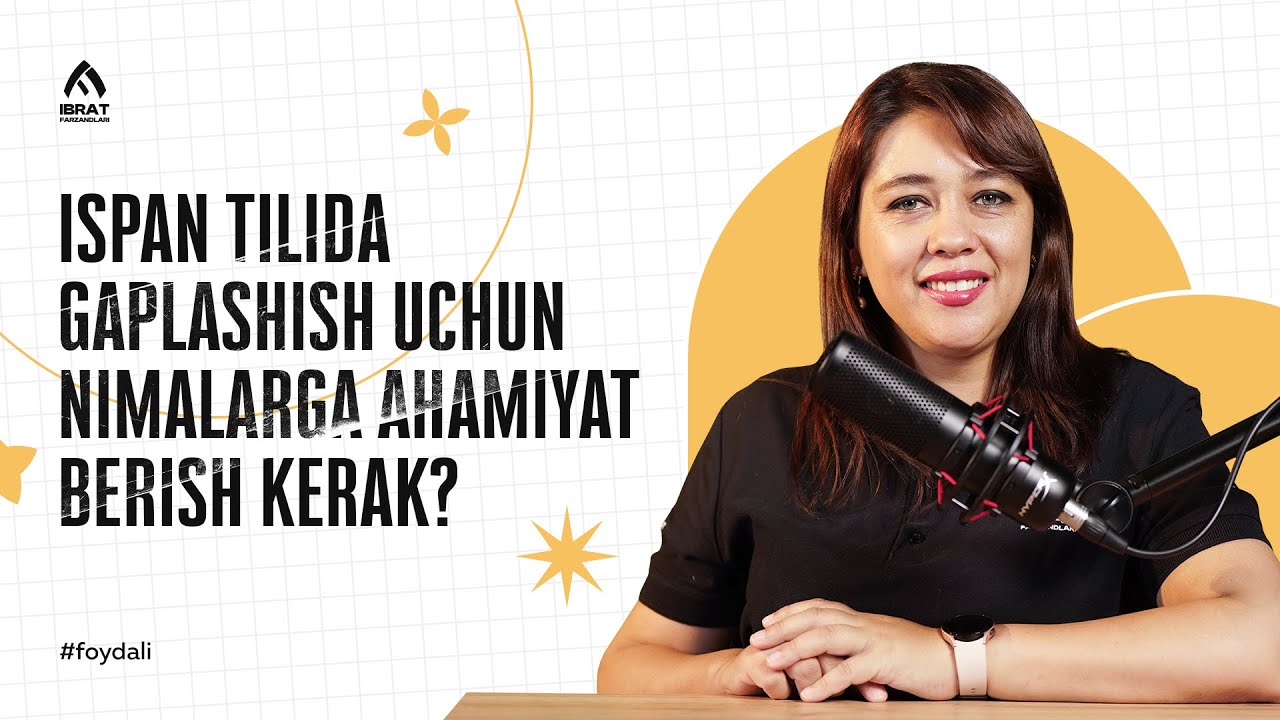 Ispan tilida gaplashish uchun nimalarga ahamiyat berish kerak? | Foydali - YouTube