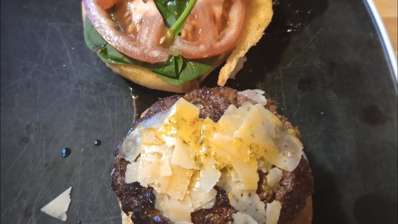 Saffron Parmesan Burger - YouTube