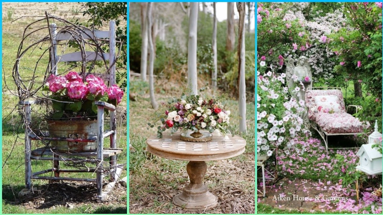 Fairy tail Garden and Backyard Spring decor ideas 💡Shabby Chic ...