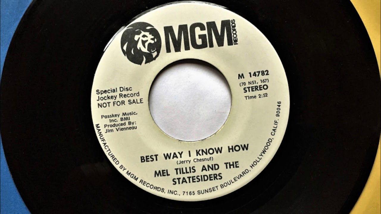 The Best Way I Know How , Mel Tillis , 1975 - YouTube