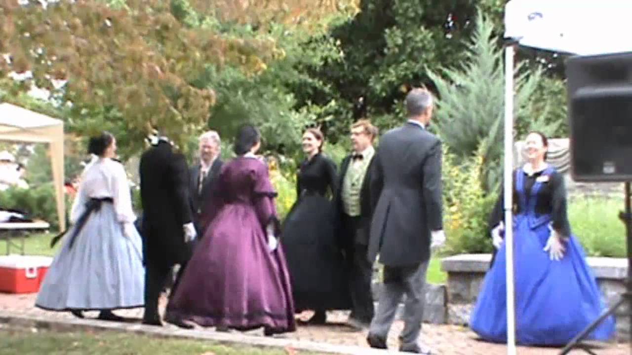 Victorian Era Dances: Windmill Quadrille - YouTube