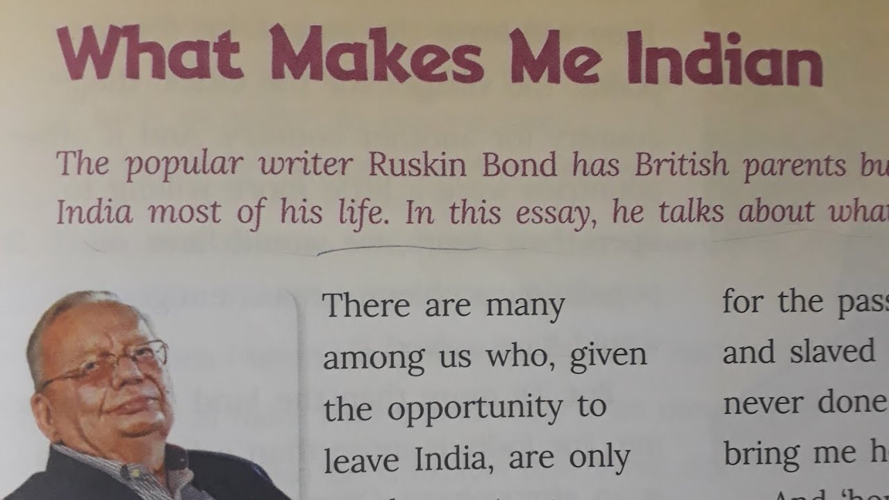 Class 8 What Make Me Indian Questions And Answers Grammar Ruskin Bond class-8-what-make-me-indian-questions-and-answers-grammar-ruskin-bond