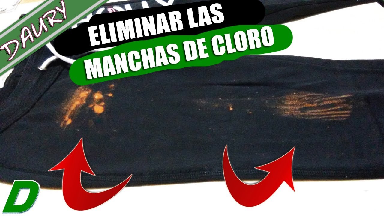 Cómo Eliminar las Manchas de Cloro con Vinagre - YouTube