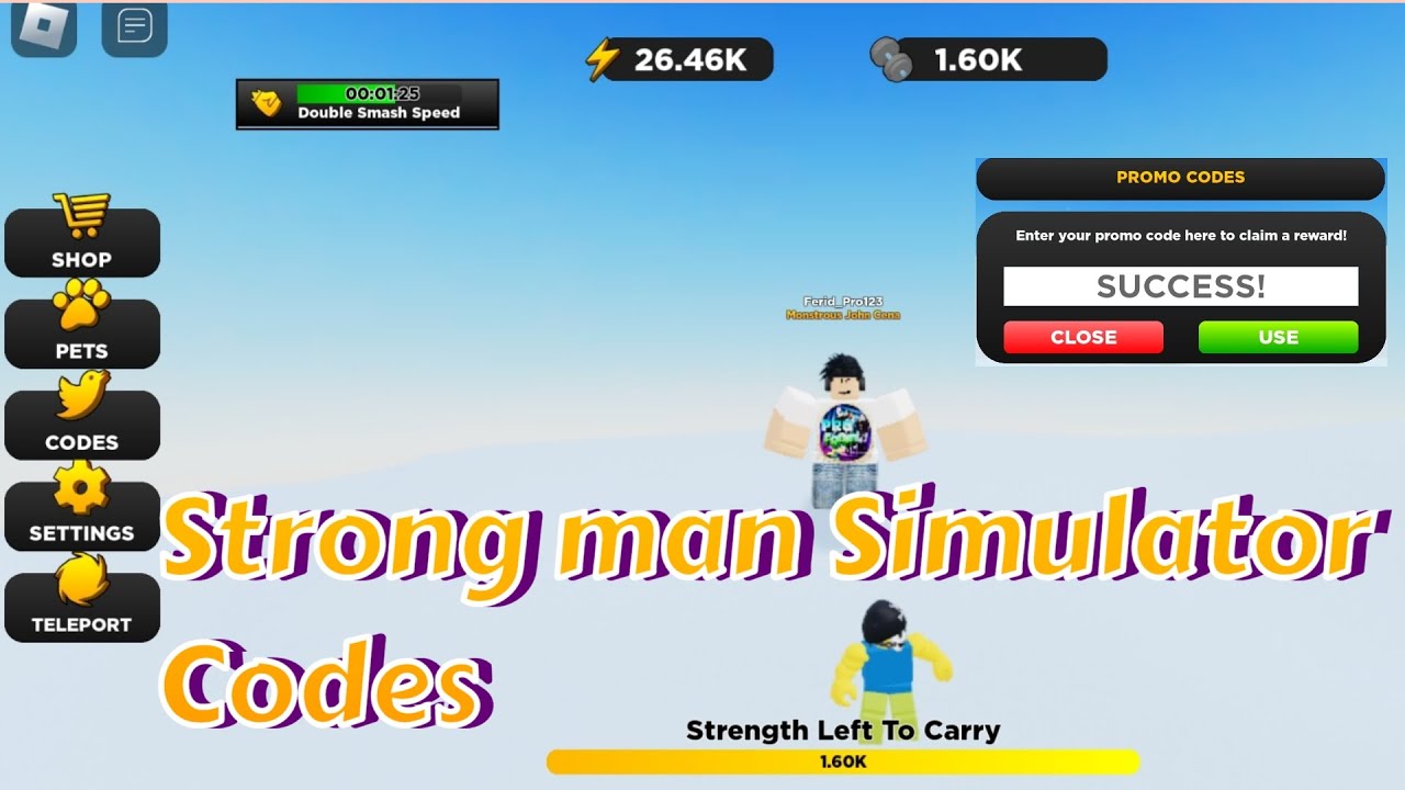 ALL NEW Codes in Strongman Smash! Roblox Strongman Smash New Codes ...