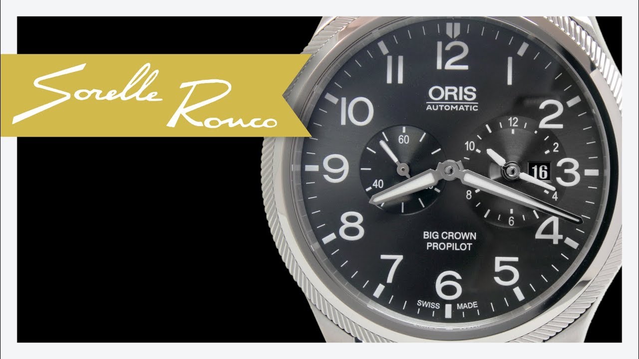 ORIS Big Crown Propilot Worldtimer Dual Time 44 mm - YouTube