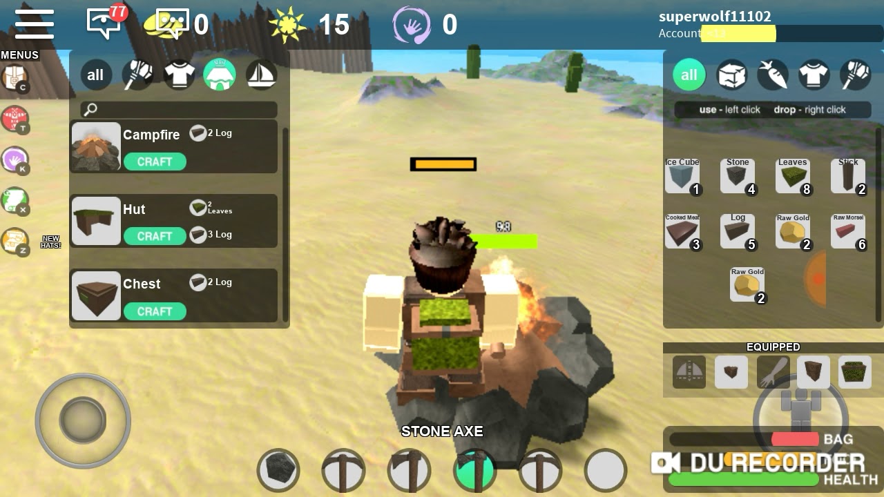 Hooba dooba Roblox play booga booga - YouTube
