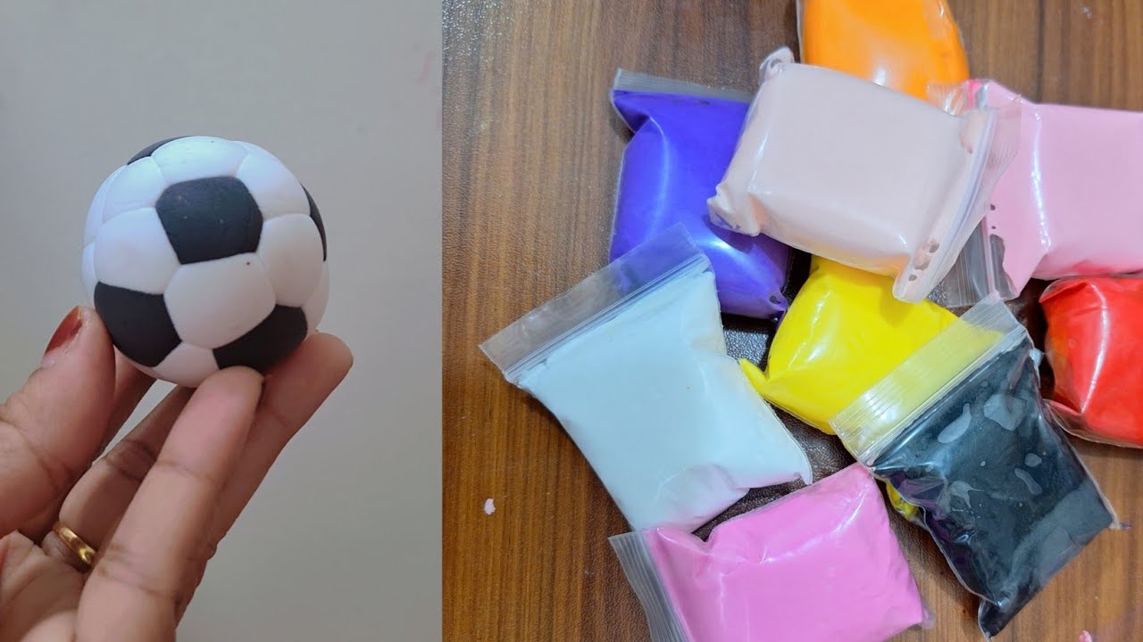DIY Clay Football Craft Idea | Clay Craft | Easy Clay Craft Idea - YouTube