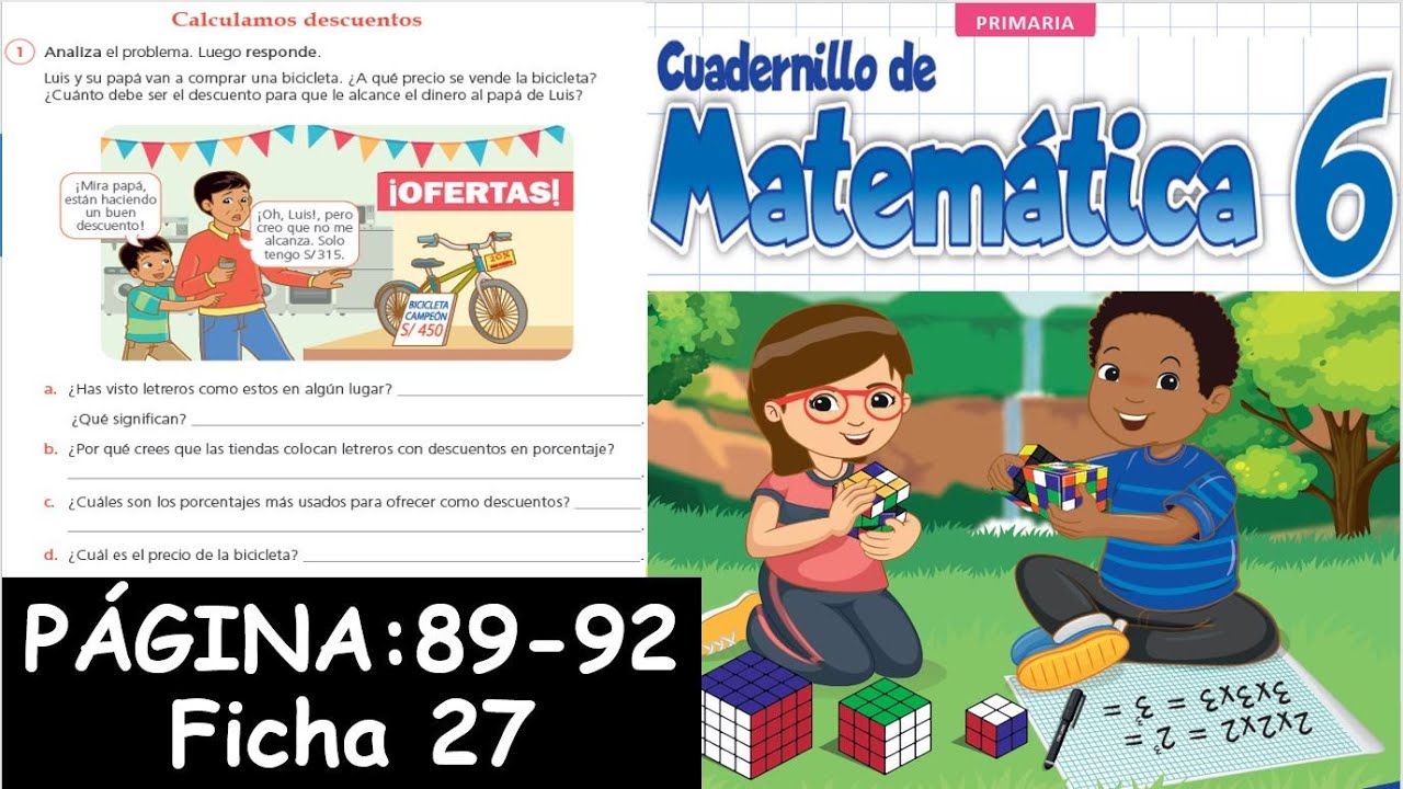 Ficha 27 - Calculamos descuentos - YouTube