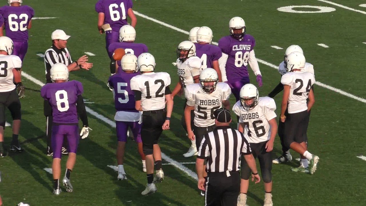 Hobbs Freshman Football 8-31-17 - YouTube