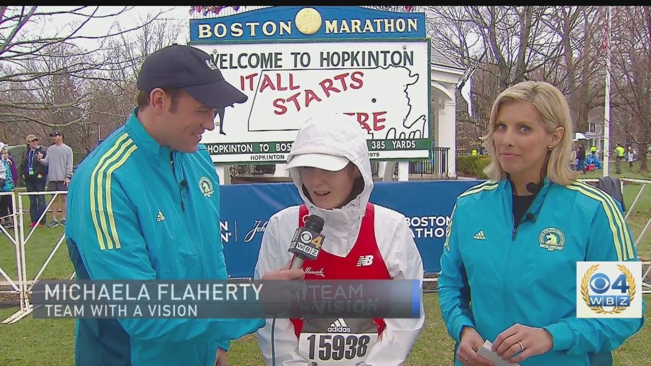 Michaela Flaherty Running First Boston Marathon For 'Team With A Vision ...