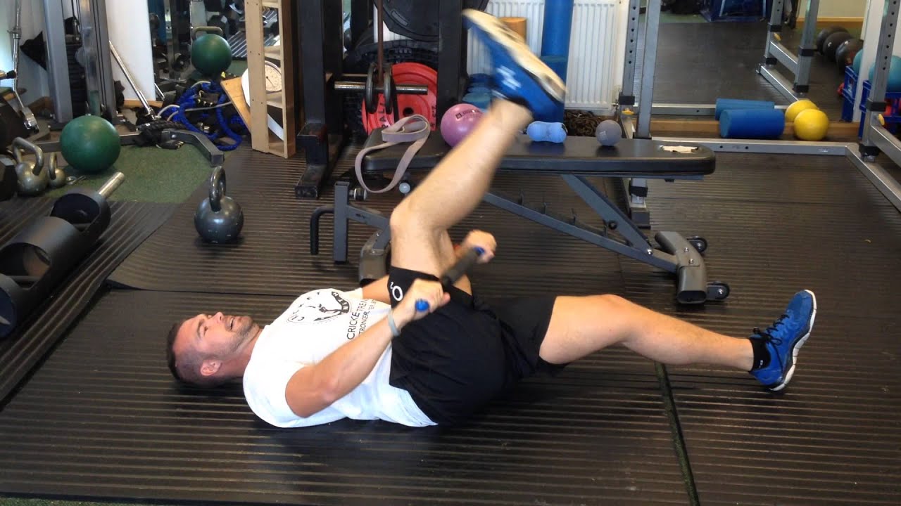 The fast bowlers kit bag 2: The massage stick hamstring roll - YouTube