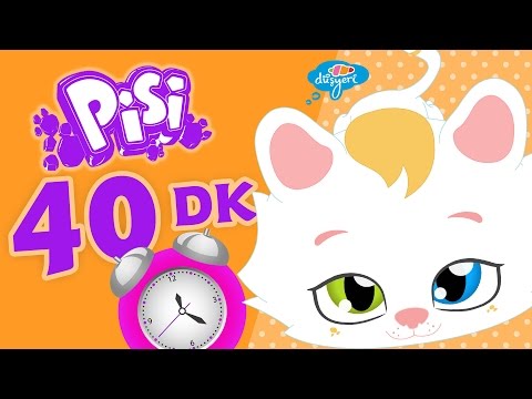 Pisi Çizgi Film - 40 Dakika - Teleskop, Kepçe, Terazi, Şemsiye, Piyano - Düşyeri