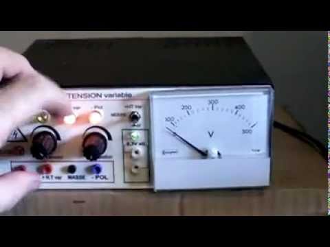 Alimentation HT Variable - YouTube