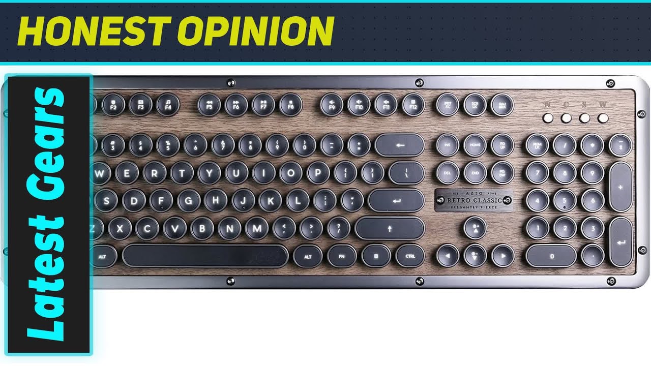 Azio Retro Classic Bluetooth Keyboard: The BEST Vintage-Style Keyboard ...