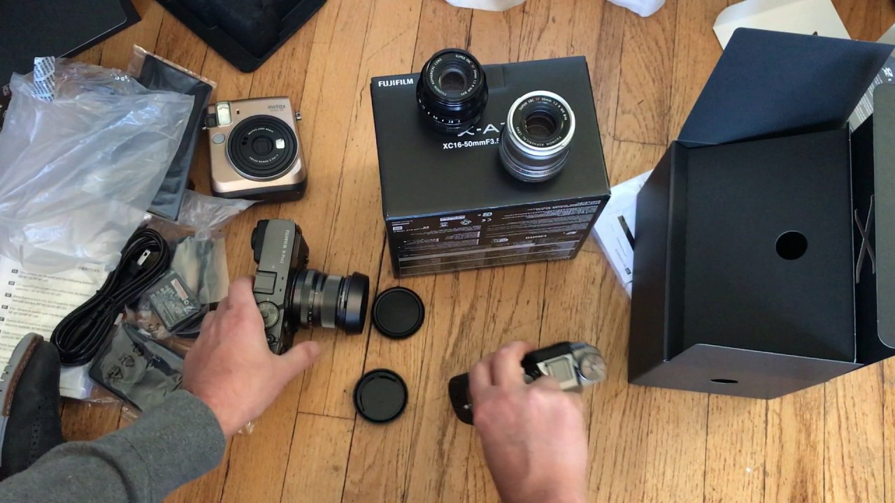 Unboxing the New Fujifilm Graphite Cameras - YouTube