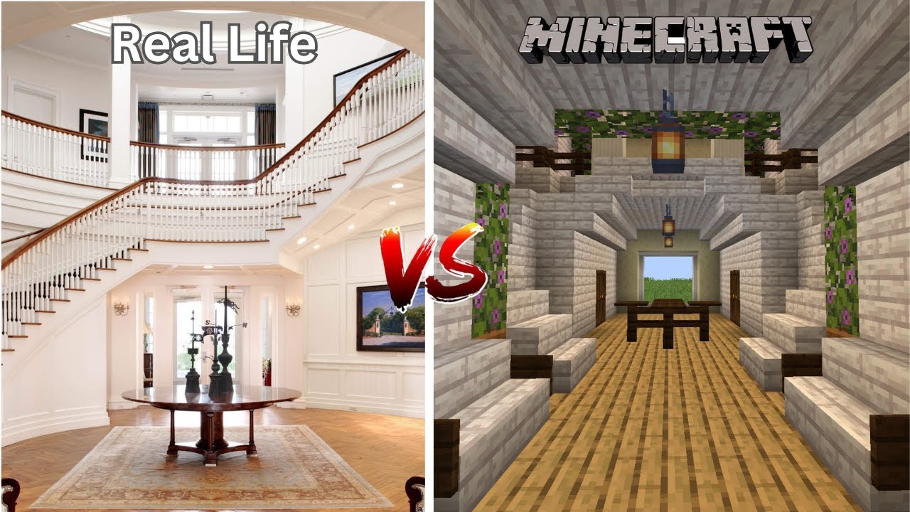 Real V.S. Minecraft Ep. 2 | Sebonack Golf Club House Interior ...