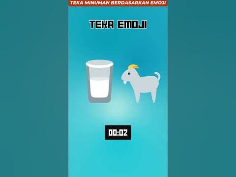 TEKA EMOJI | TEKA NAMA MINUMAN BERDASARKAN EMOJI #2 #shorts - YouTube