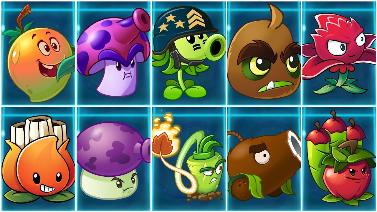 PVZ 2 Gameplay Arena - Color War the Strongest Team - YouTube