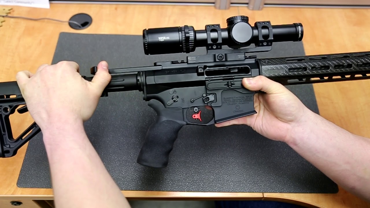 The Modern Sporter charging handle discussion - YouTube