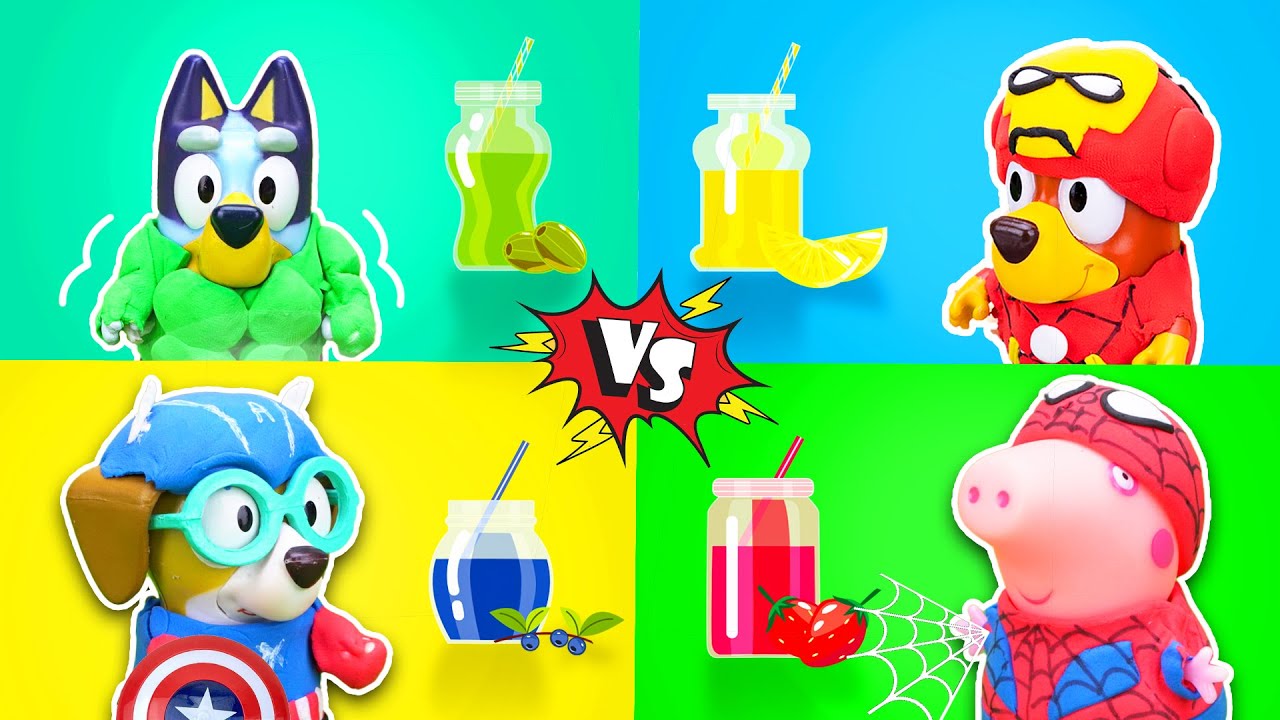 Engraçadas de Bluey - Sumo de super-heróis | Dicas de segurança para ...